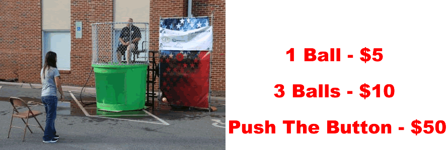 Dunk Tank Fundraiser Event To Benefit Medical Patient Modesty